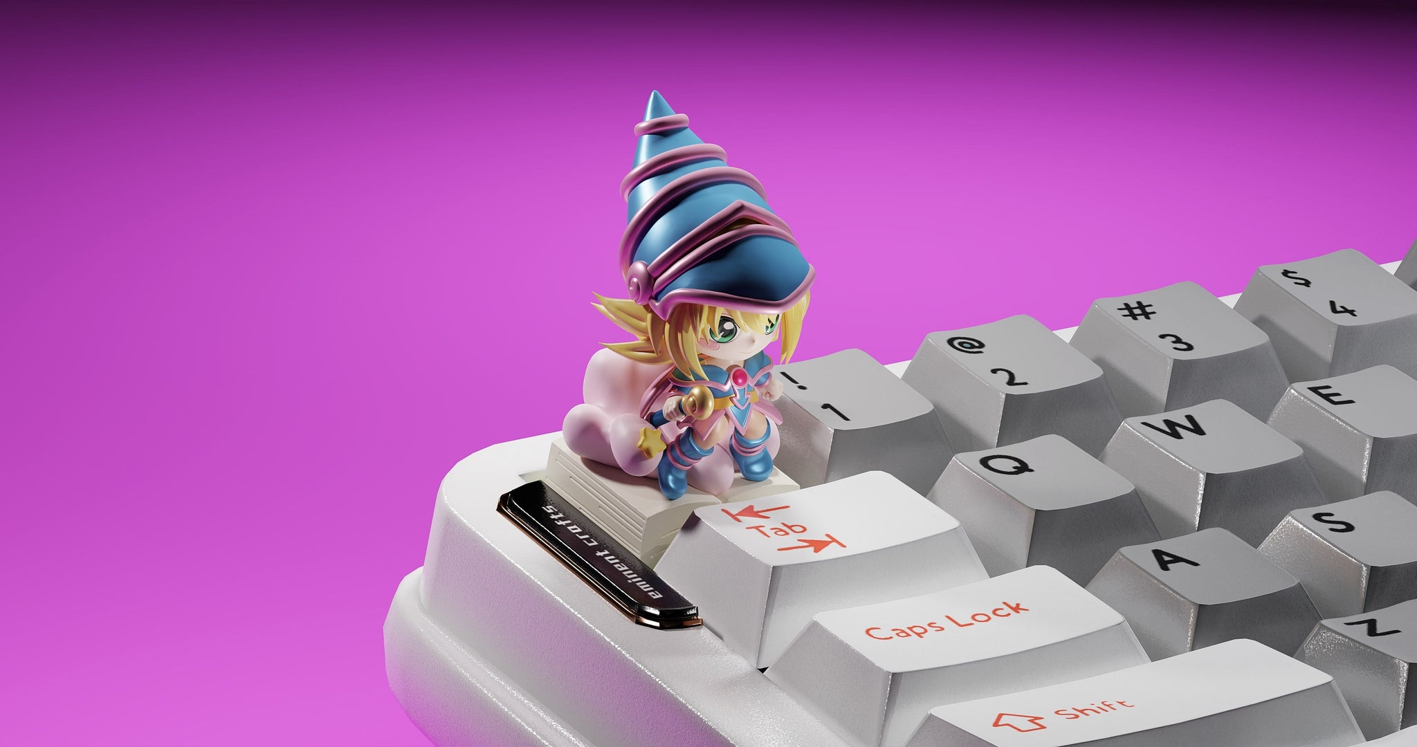 Toon Dark Magician Girl Yu-Gi-Oh! PVC Keycap